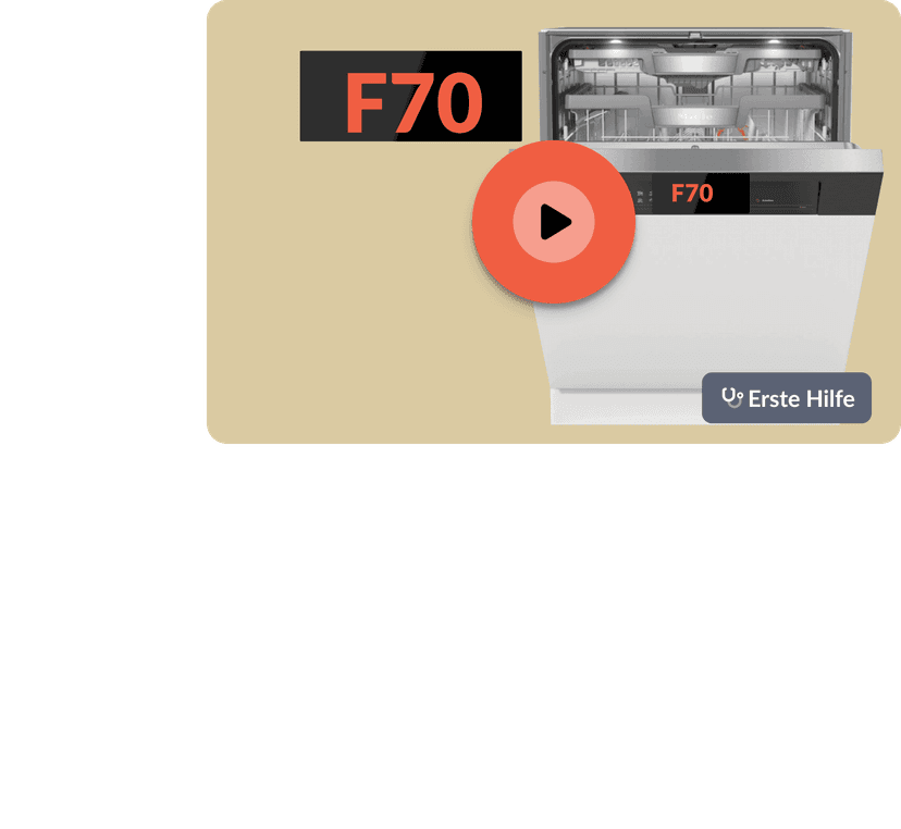 Miele Geschirrspüler: Fehler F70 verstehen & beheben